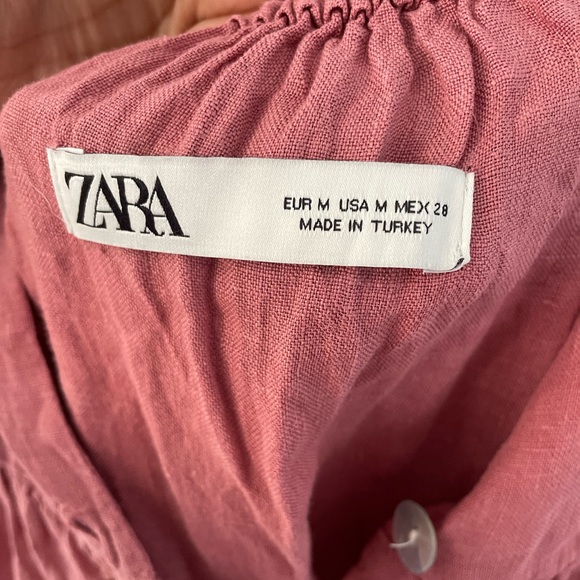 Zara | Dresses | Zara Linen Dress | Poshmark